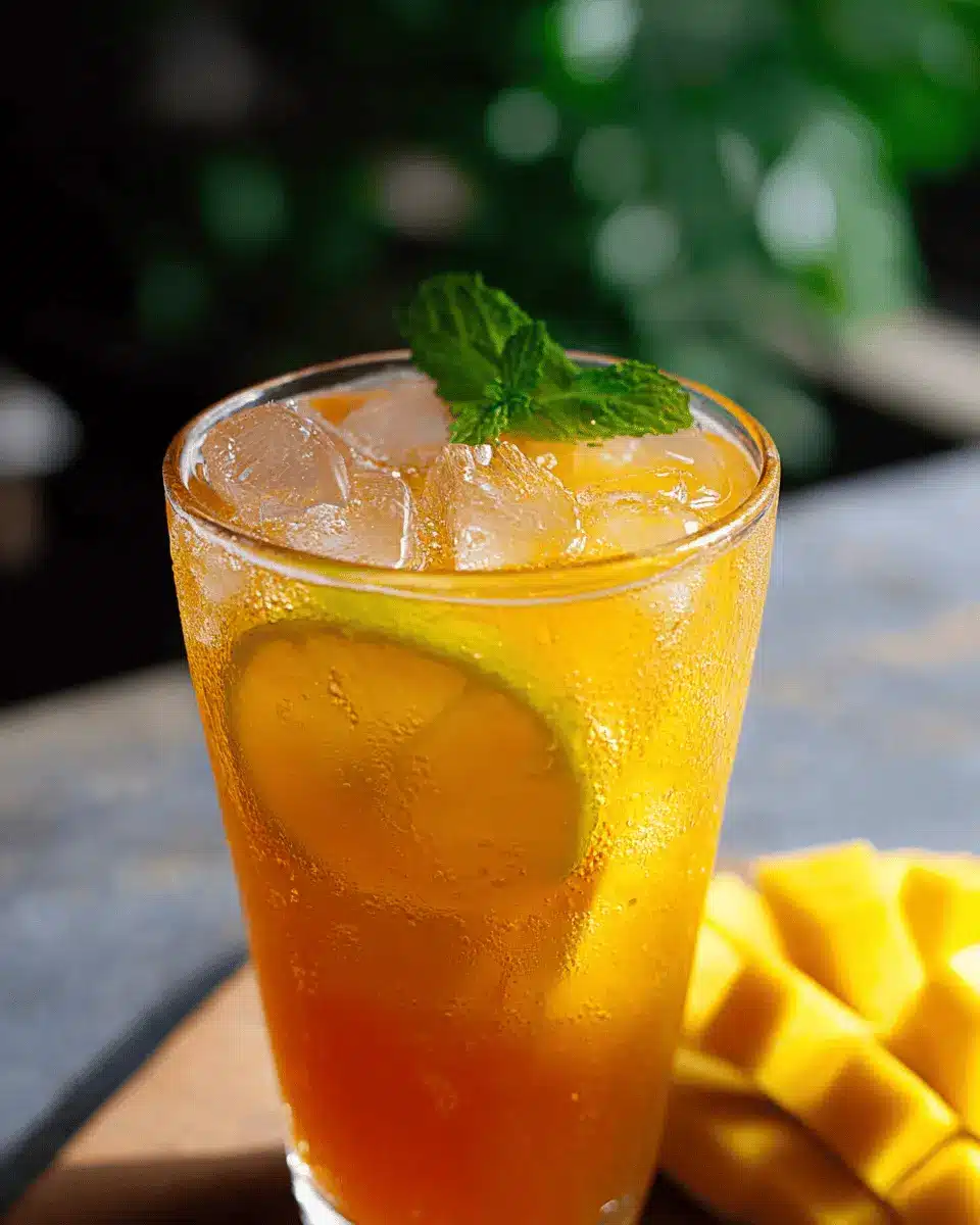 mango iced tea