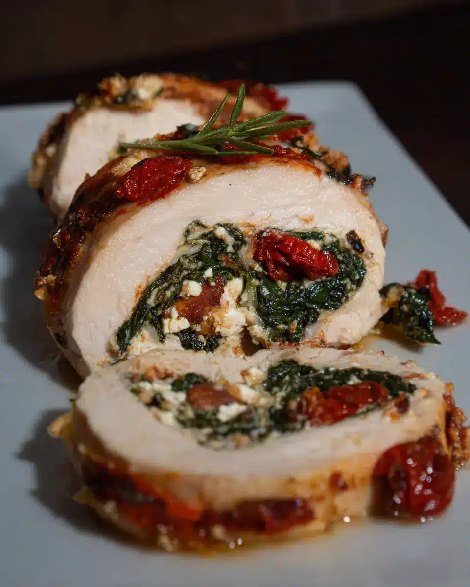 Chicken Roulades With Spinach